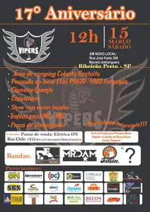17° Aniversário Vipers MC - Ribeirão Preto - SP - Motofest Brasil